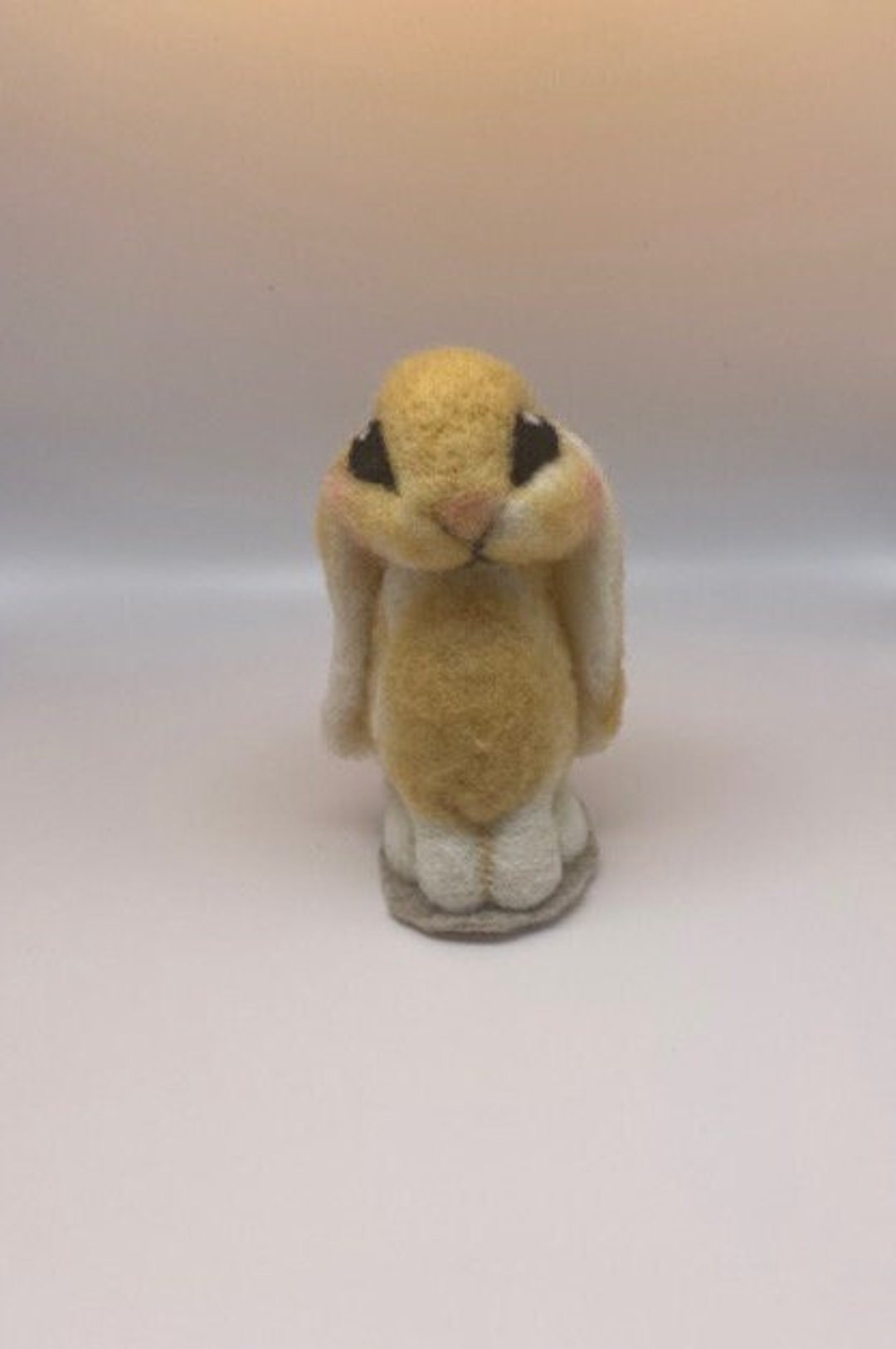 Needle Felted Wool,droopy Ear Bunny,sitting Rabbit, Shy, Coy, Adorable ...