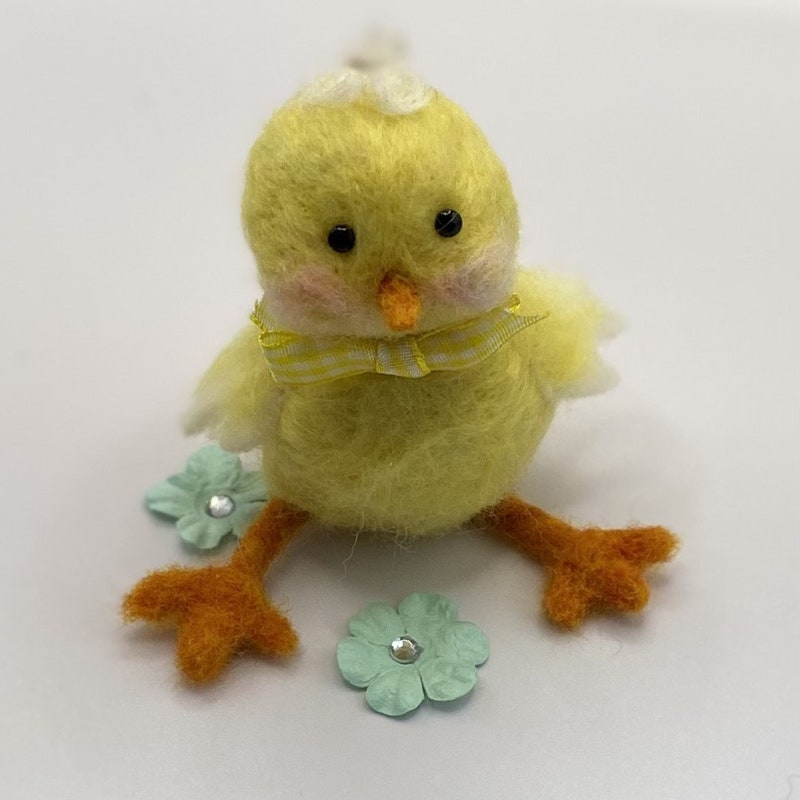 Needle Felted Chick - Etsy