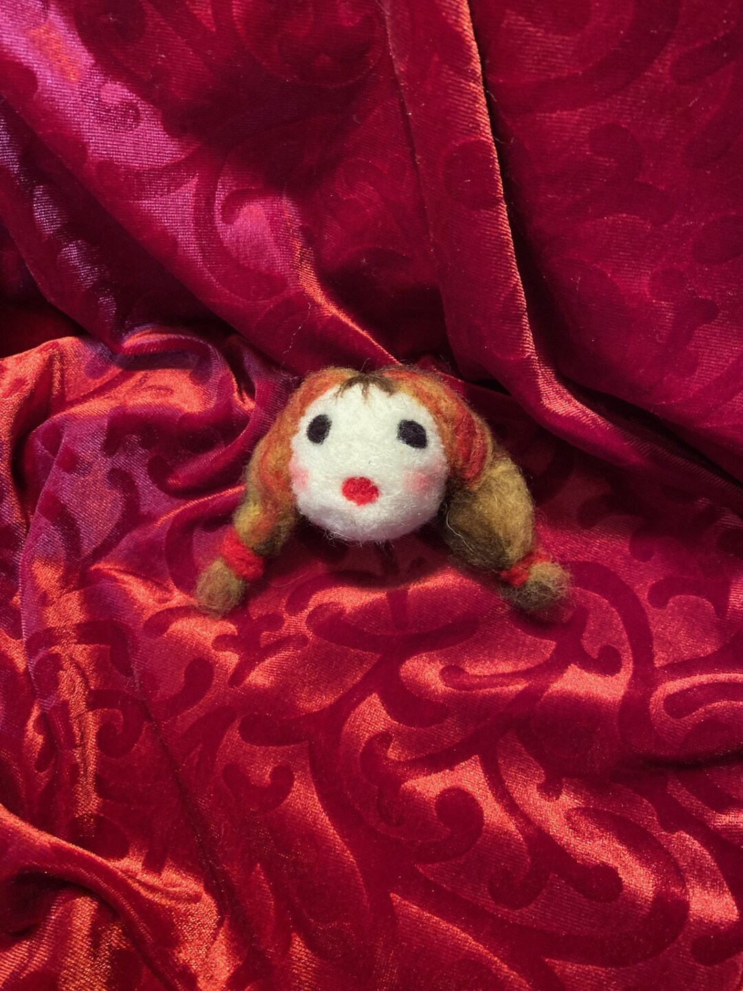 Needle Felted Wool Rudolf Red Nosed Reindeer Character Ornaments,hermey ...
