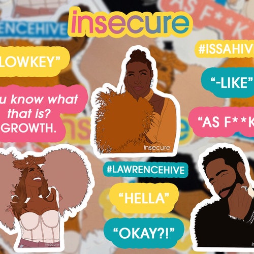 Insecure Sticker Pack - Etsy