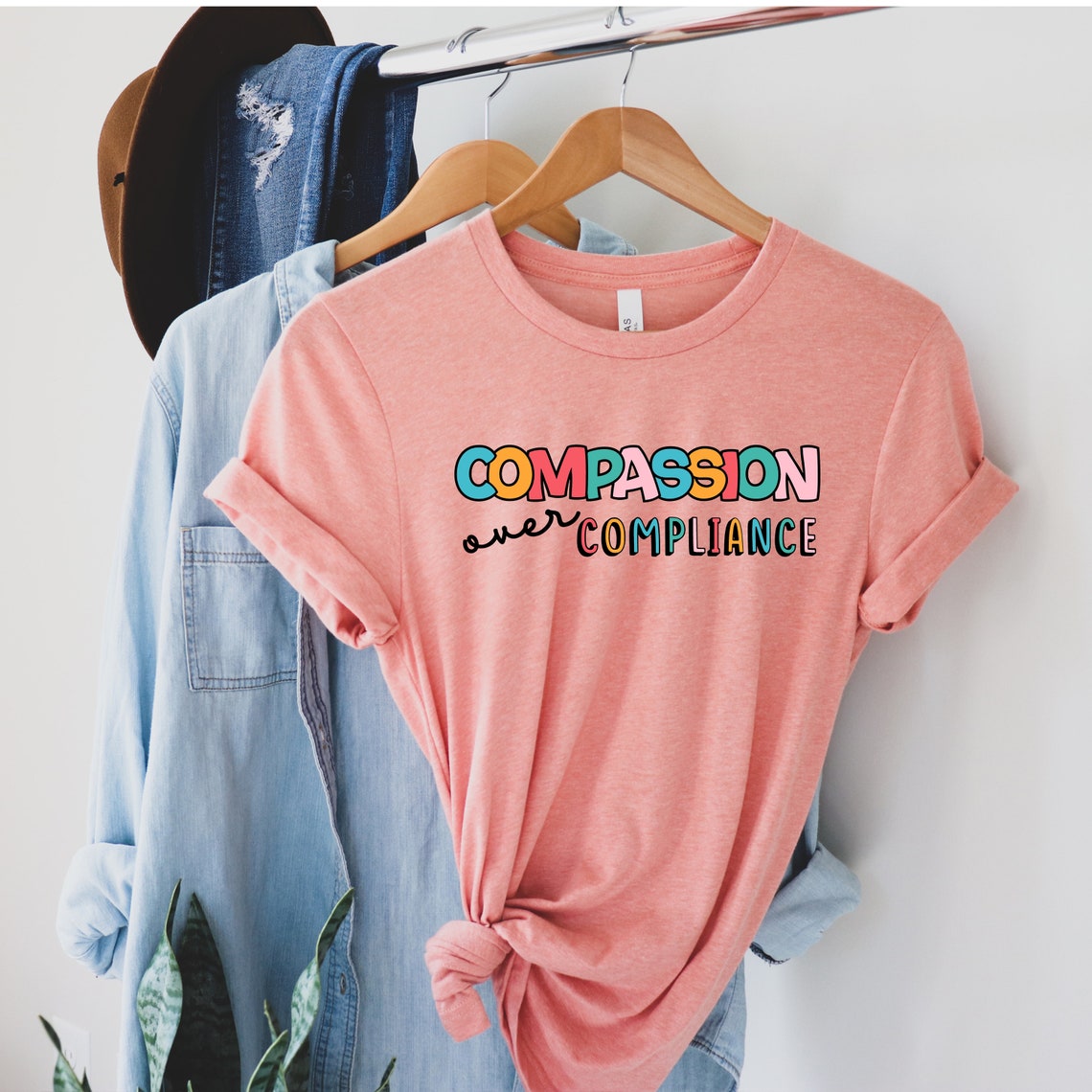 Compassion Over Compliance T-shirt Autism Special Ed Teacher - Etsy