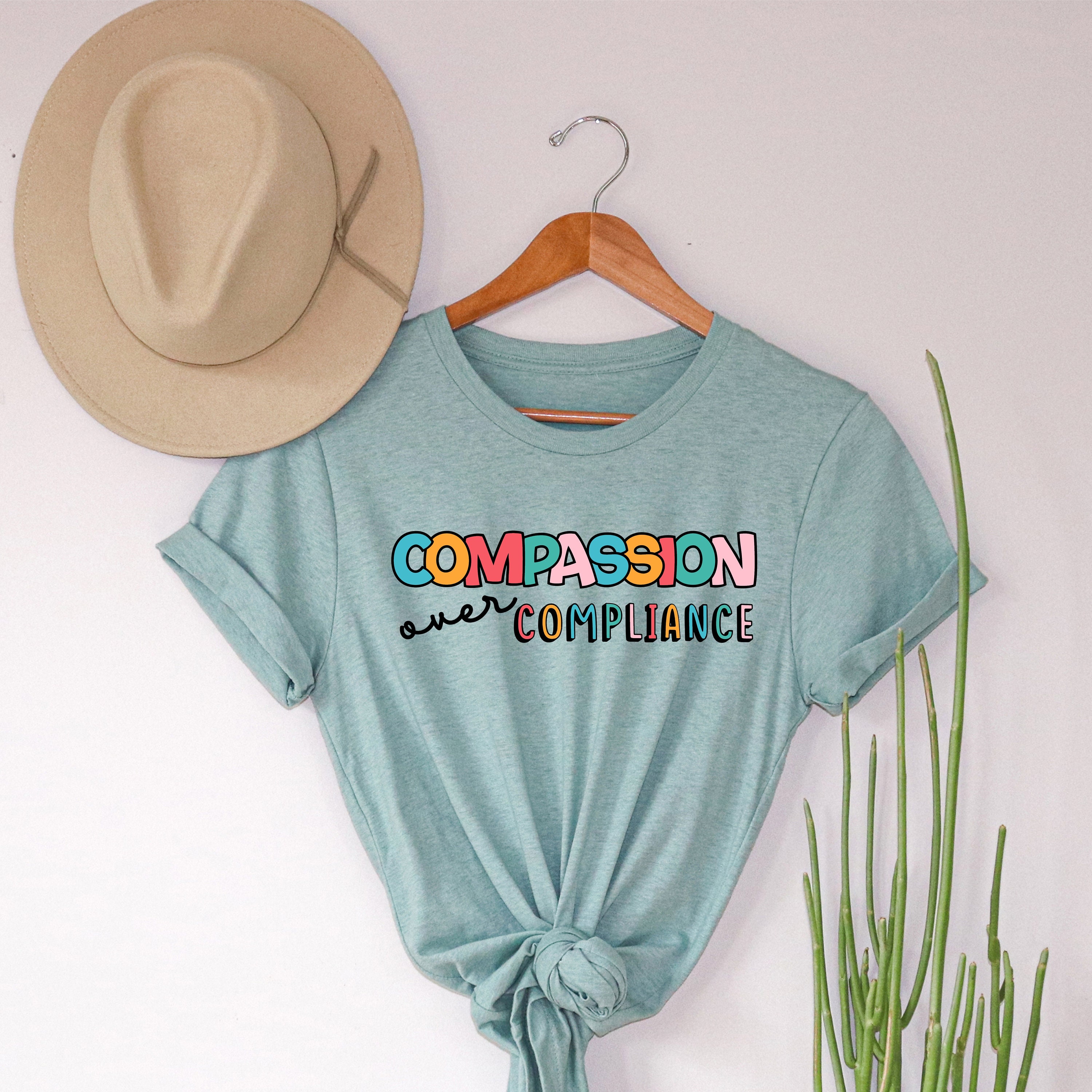 Compassion Over Compliance T-shirt Autism Special Ed Teacher - Etsy