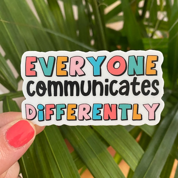 Lets Communicate AAC Device Waterproof Vinyl Die-cut Sticker - Etsy