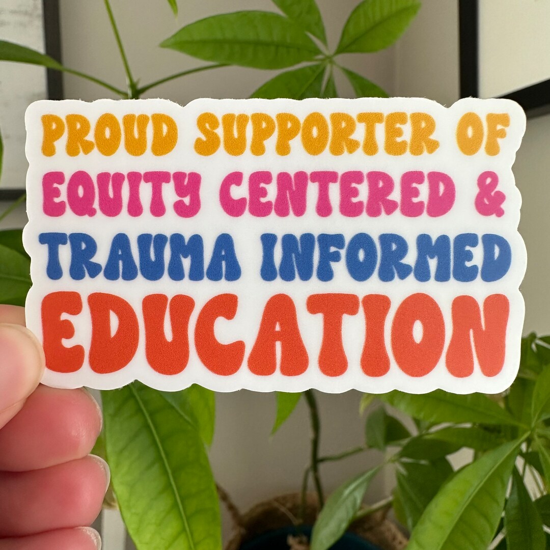 Equity Centered Trauma Informed 3”x3" Autism Disability Special Needs ...