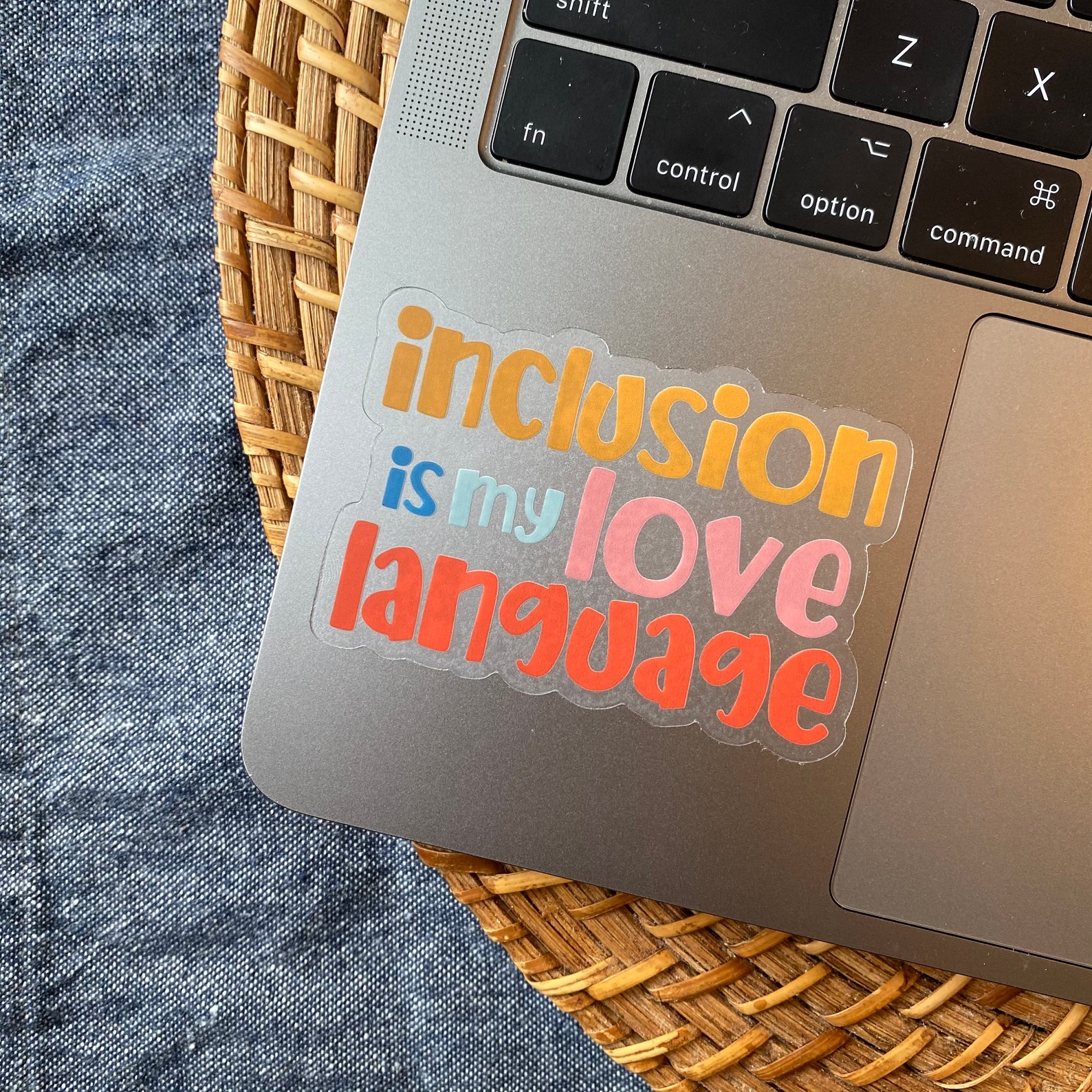 Neurodiversity Inclusion Love Language CLEAR Vinyl Sticker - Etsy