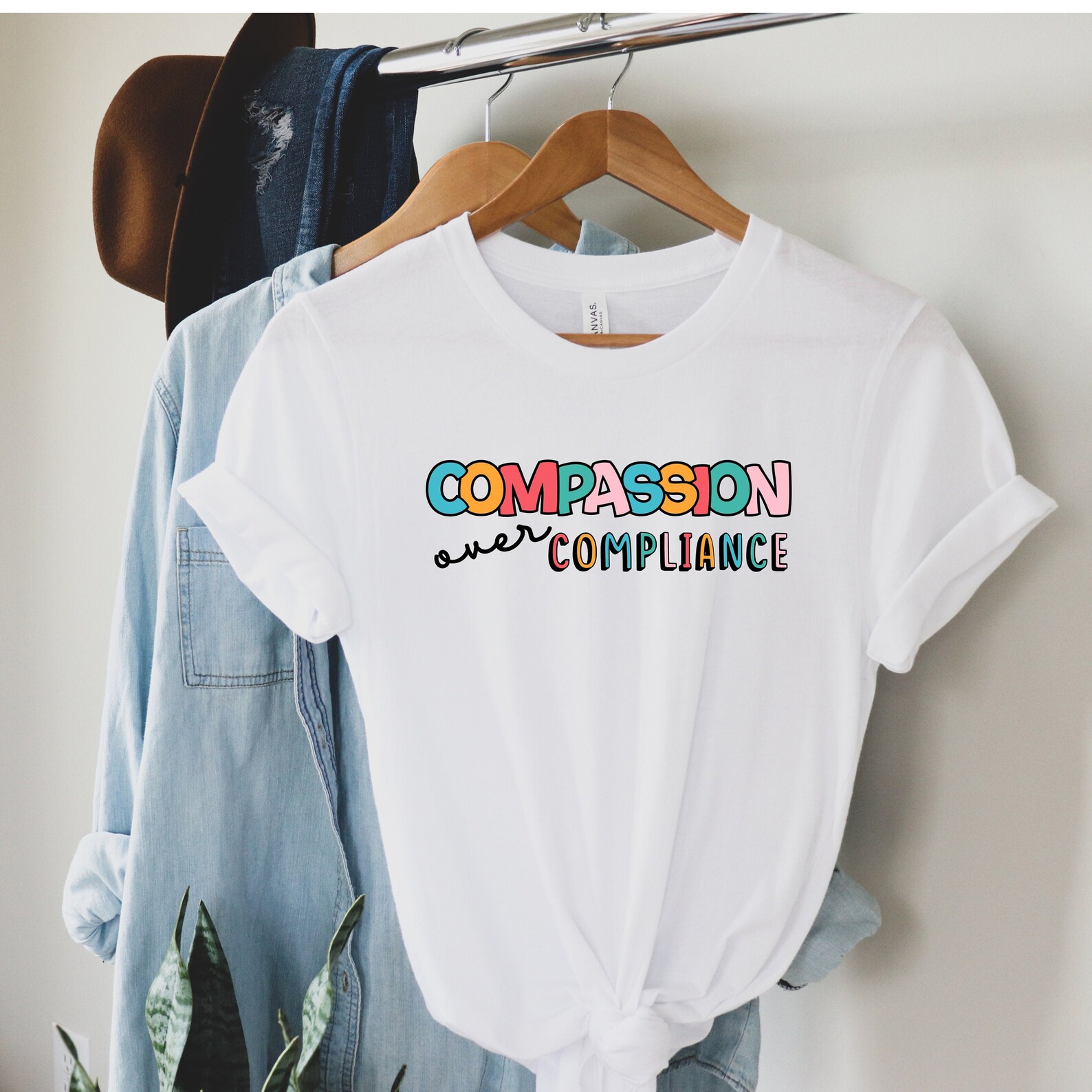Compassion Over Compliance T-shirt Autism Special Ed Teacher - Etsy