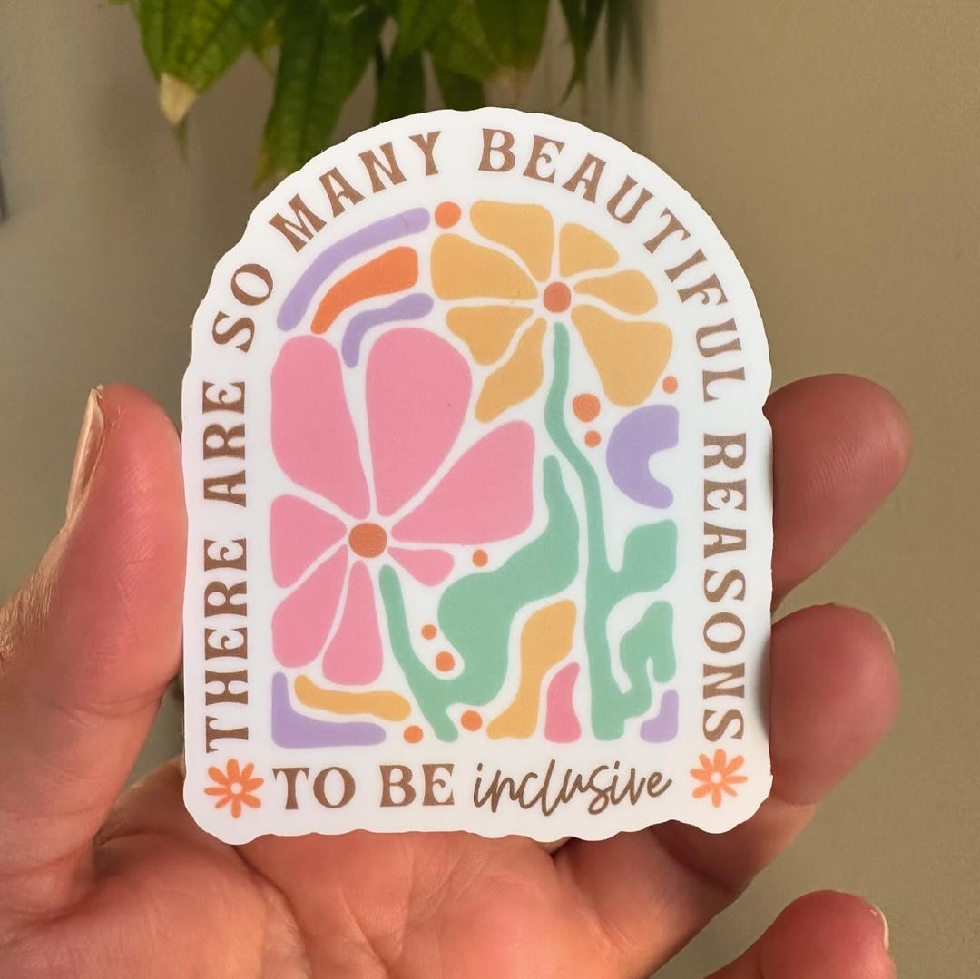 Beautiful Reasons Inclusive Flowers 3”x2" Autism Disability Acceptance ...