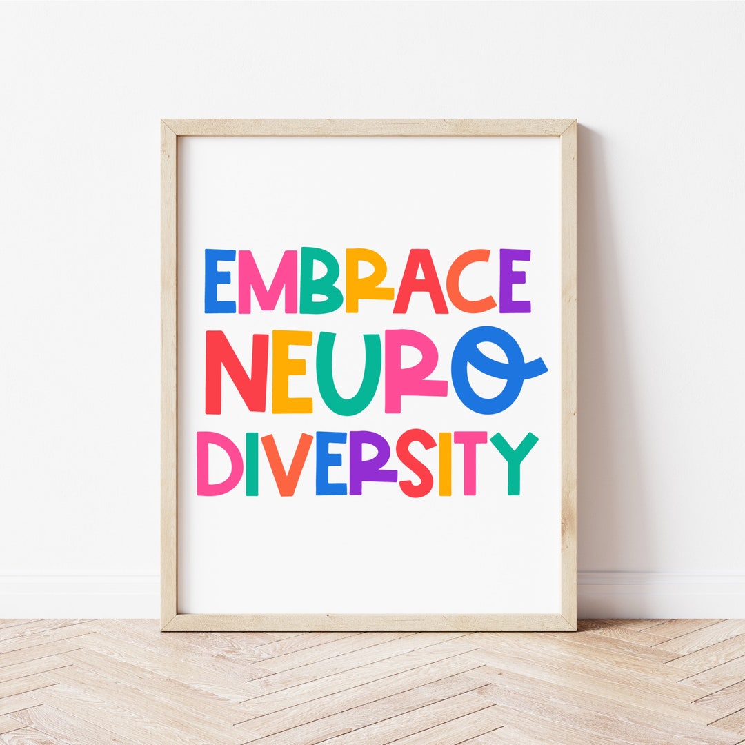 Neurodiversity Embrace DIGITAL DOWNLOAD Autism Classroom Speech ...