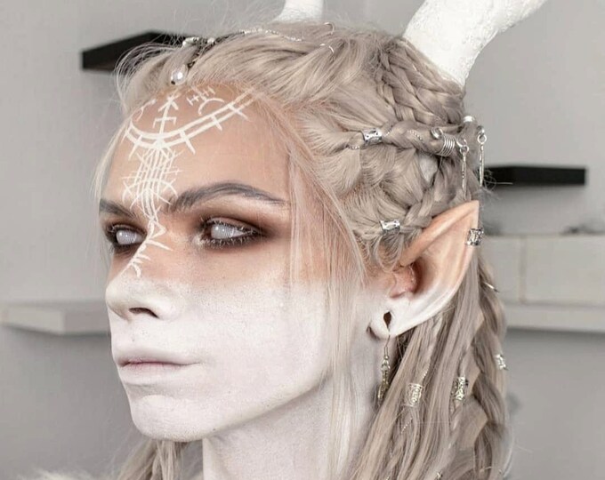 Light Elf Lace Front Wig Including Hair Accessories, Elven Wig, Cosplay ...