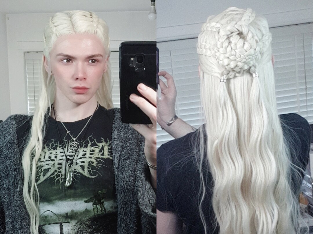Daenerys Targaryen: Game of Thrones Lace Front Braided Wig Including ...