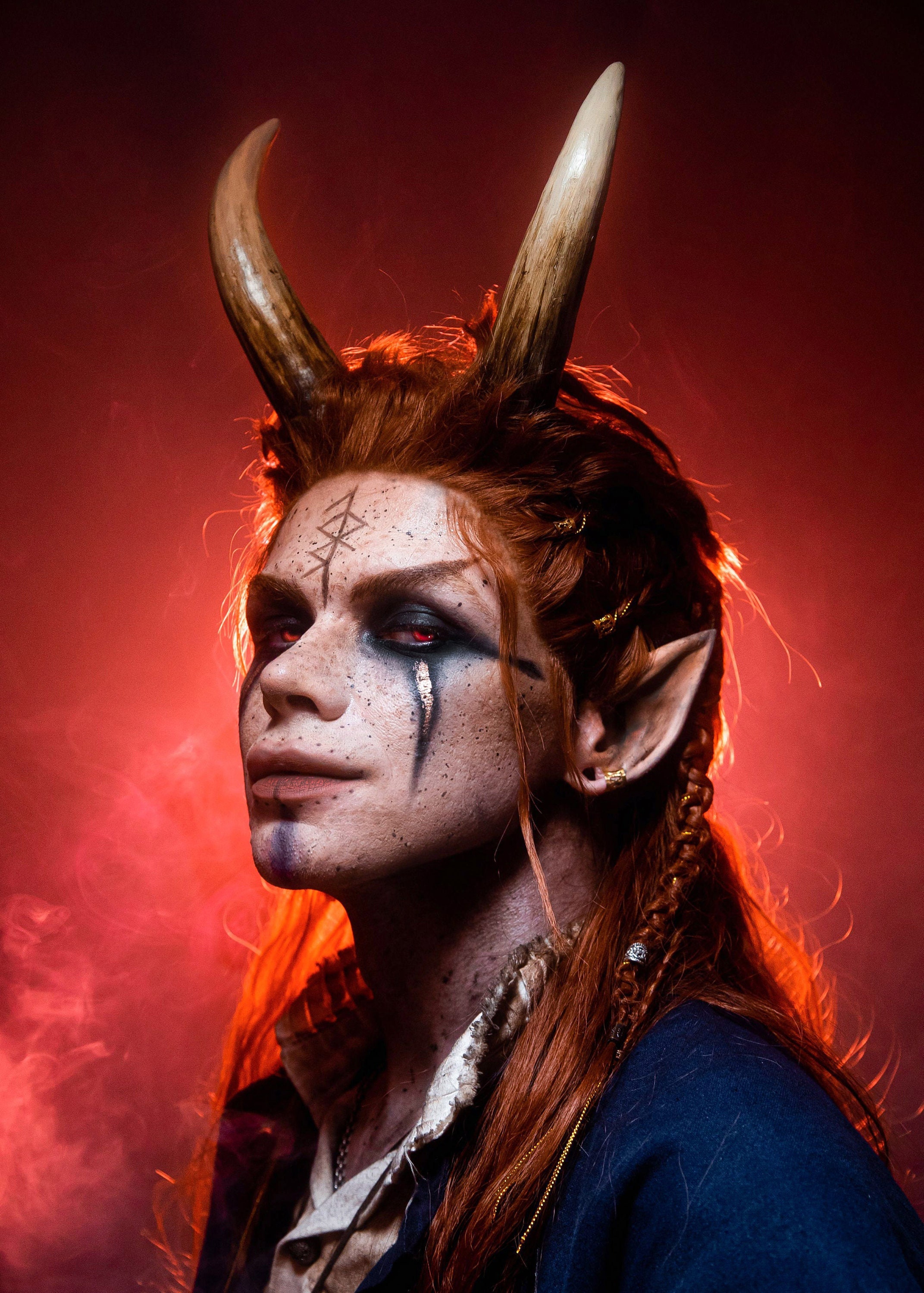 Male Faun Makeup