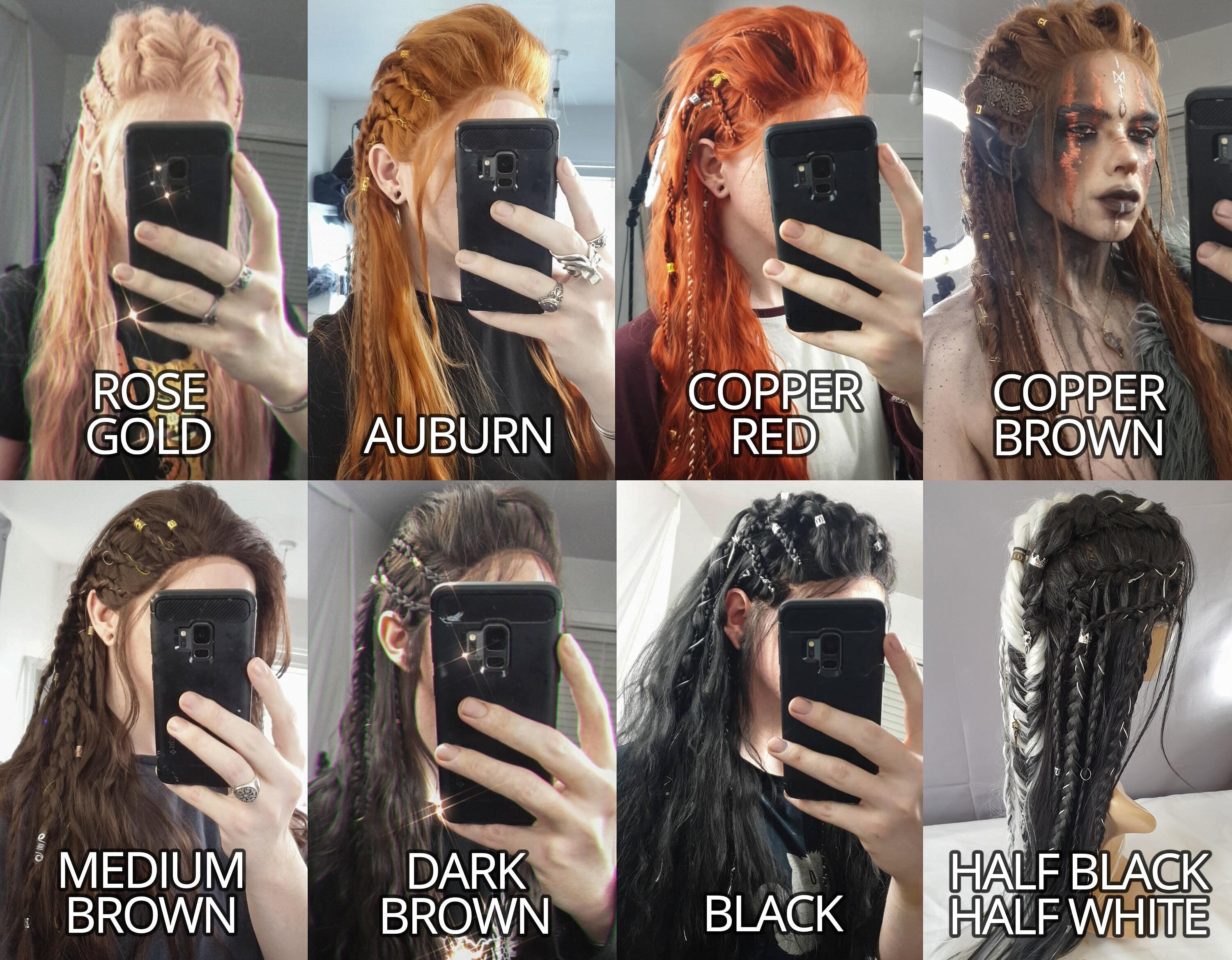 Moon Elf Lace Front Braided Wig Including Hair Accessories - Etsy UK