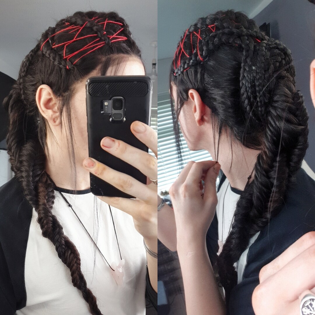 Fennec Shand: the Mandalorian Lace Front Braided Wig Including - Etsy ...