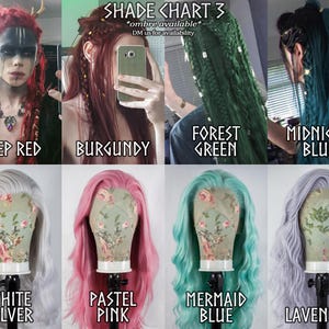 Idunn Lace Front Wig Including Hair Accessories and Flowers, Boho Hair ...