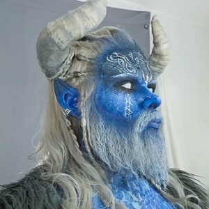 Ymir: Ice Giant Lace Front Braided Wig Including Hair Accessories ...