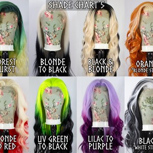 Idunn Lace Front Wig Including Hair Accessories and Flowers, Boho Hair ...