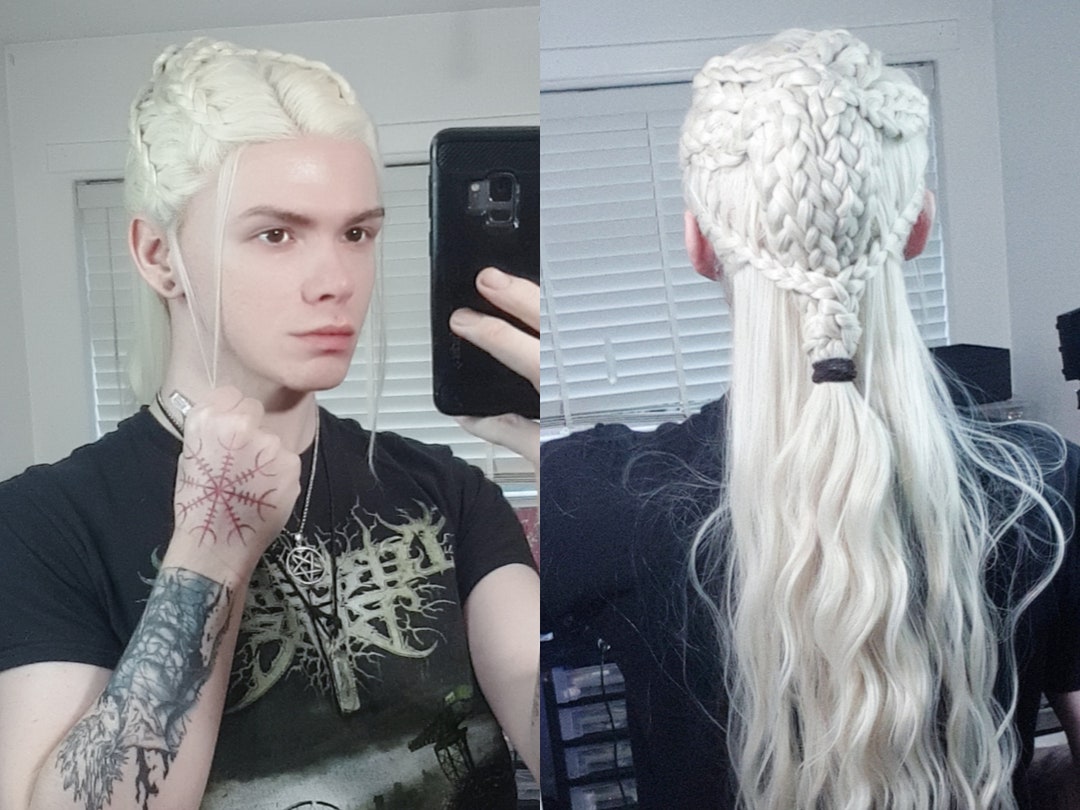 Daenerys Targaryen: Game of Thrones Lace Front Braided Wig Including ...