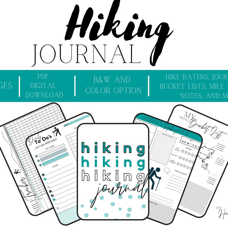 Hiking Journal - Etsy
