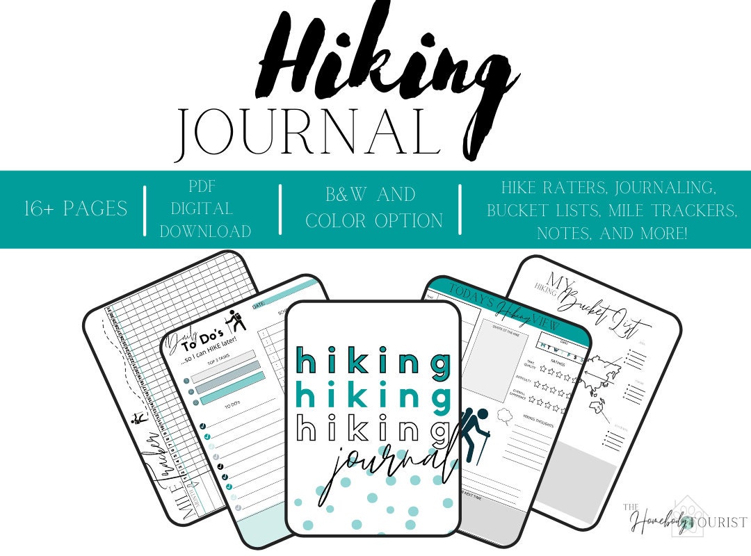 Hiking Journal - Etsy