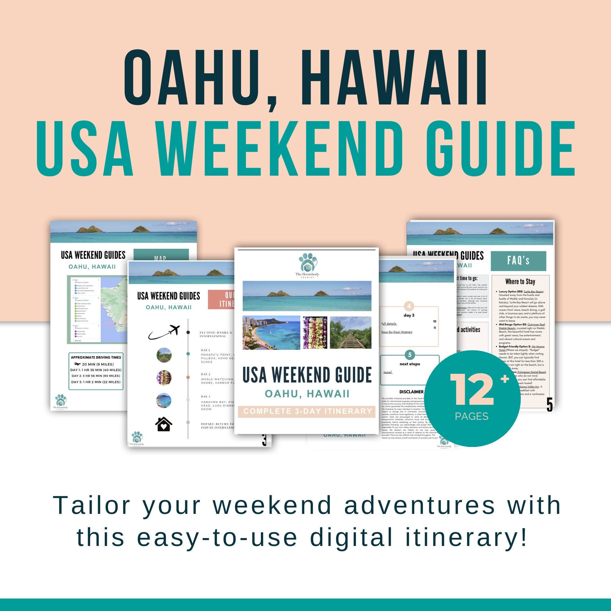 Oahu, Hawaii Weekend Itinerary | USA Weekend Guides | Oahu Itinerary ...