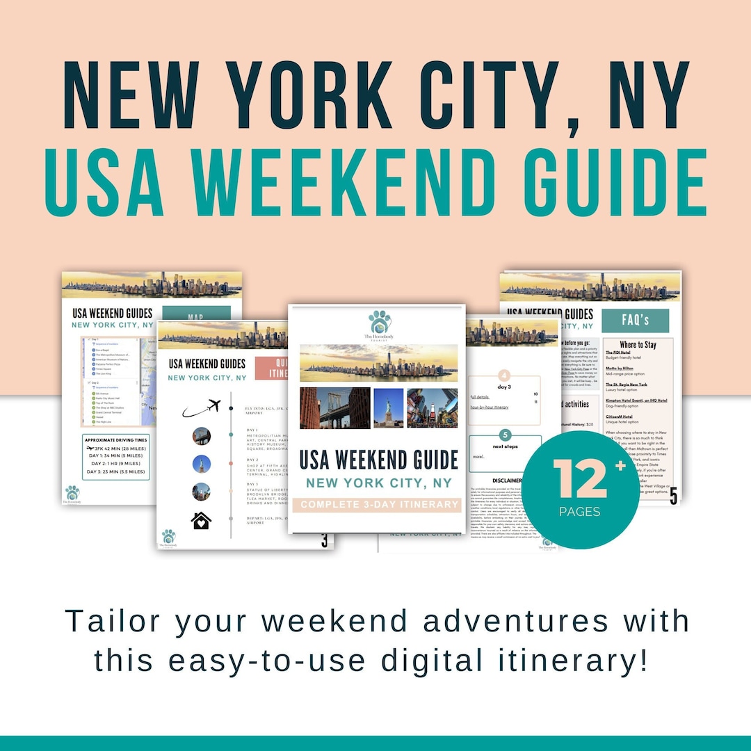 New York City, NY Weekend Itinerary | USA Weekend Guides | NYC ...