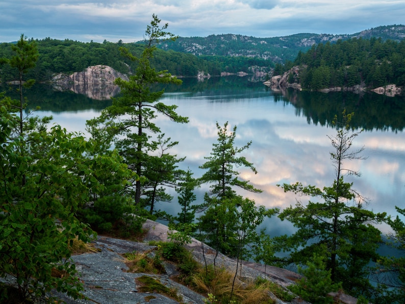 Killarney Provincial Park Group of Seven Inspiration Point Calm George ...