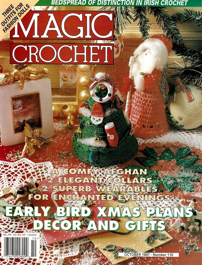 Magic Crochet No. 110, October 1997 - DOWNLOAD ONLY - Etsy