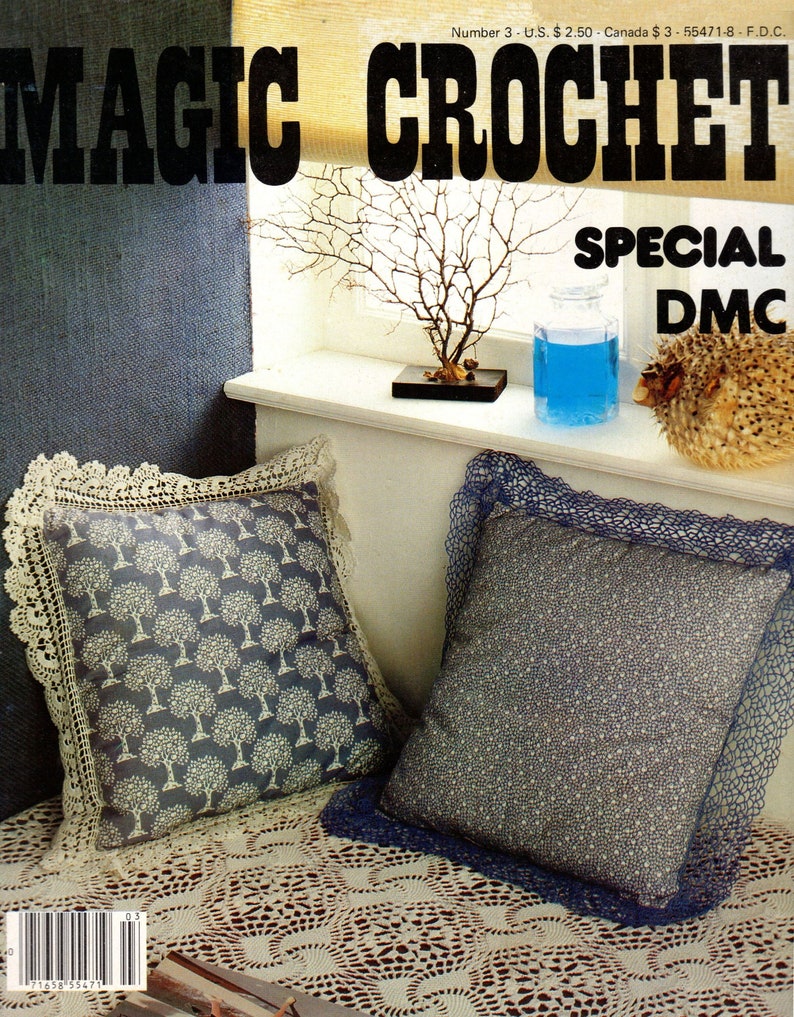 Magic Crochet No. 03, October 1979 - Special DMC - DOWNLOAD ONLY - Etsy
