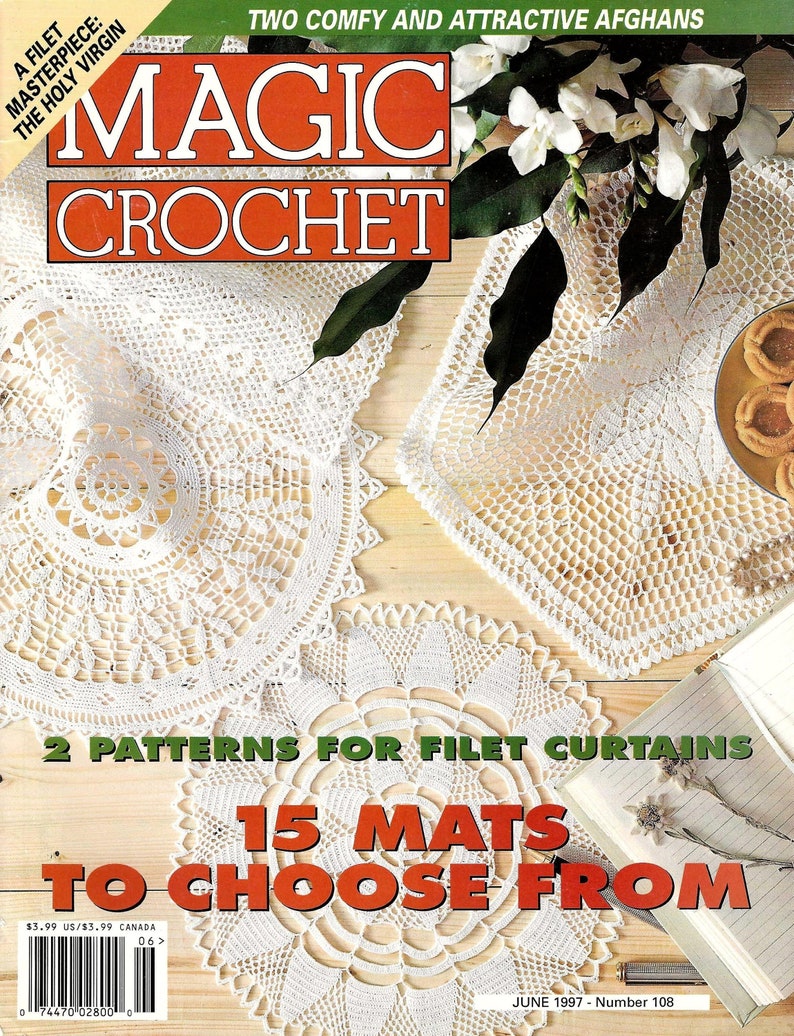 Magic Crochet No. 108, June 1997 - DOWNLOAD ONLY - Etsy