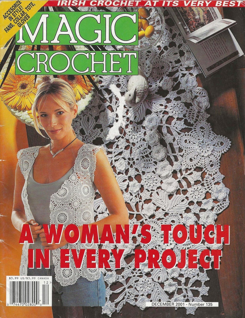 Magic Crochet No. 135, December 2001 - DOWNLOAD ONLY - Etsy
