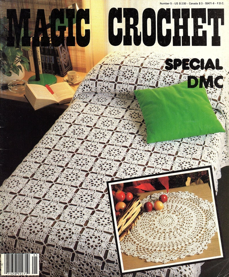 Magic Crochet No. 05, February 1980 - Special DMC - DOWNLOAD ONLY - Etsy
