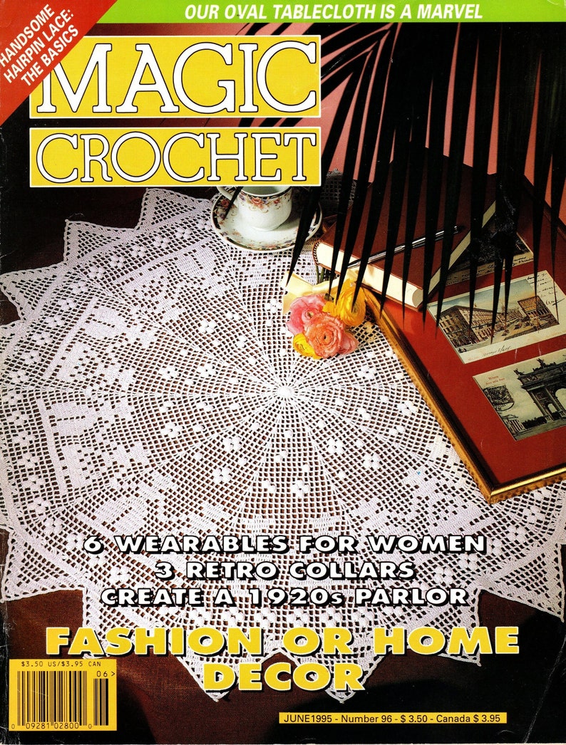 Magic Crochet No. 96, June 1995 - DOWNLOAD ONLY - Etsy