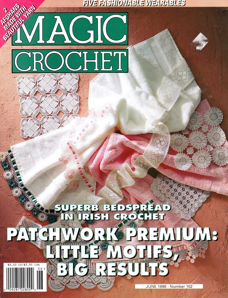 Magic Crochet No. 102, June 1996 - DOWNLOAD ONLY - Etsy
