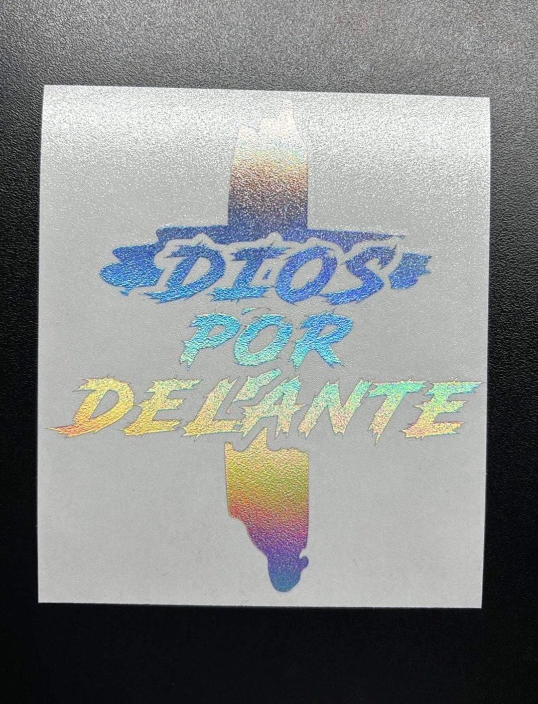 Dios Por Delante Decal - Etsy