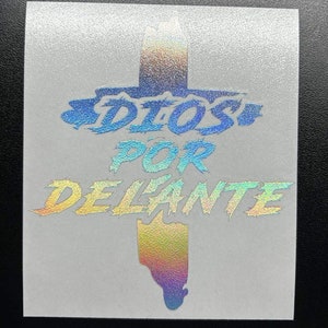 Dios Por Delante Decal - Etsy