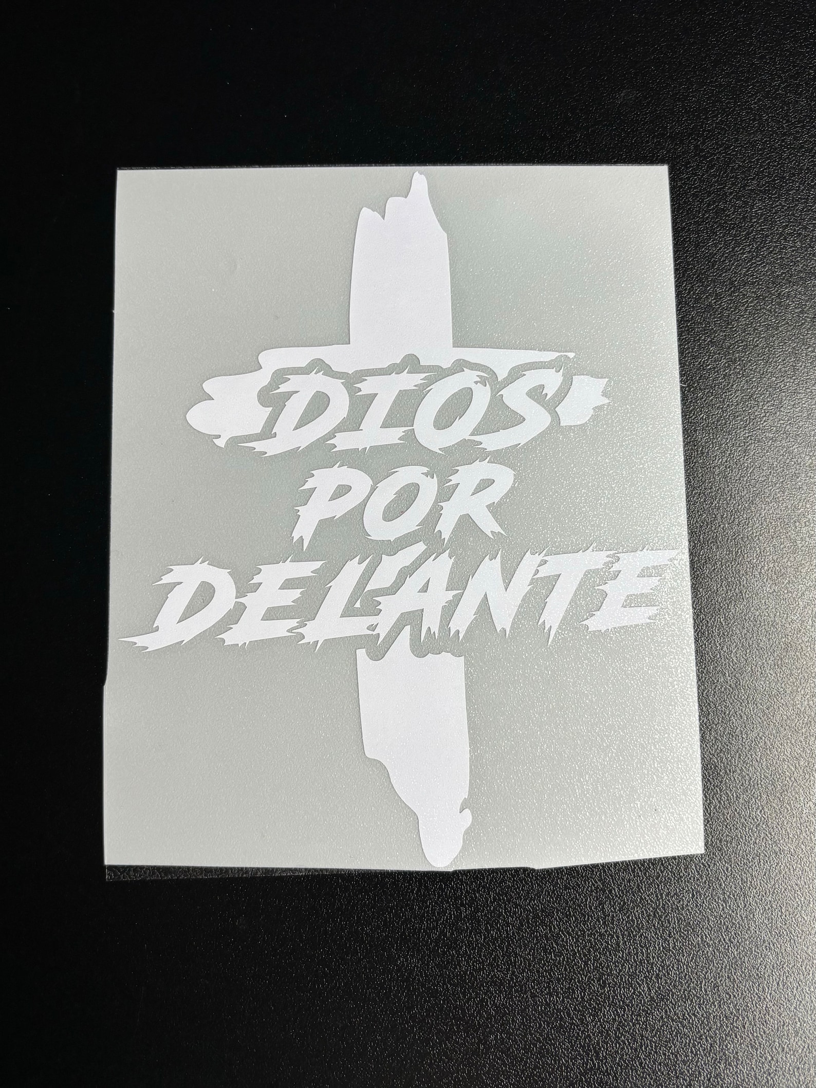 Dios Por Delante Decal - Etsy