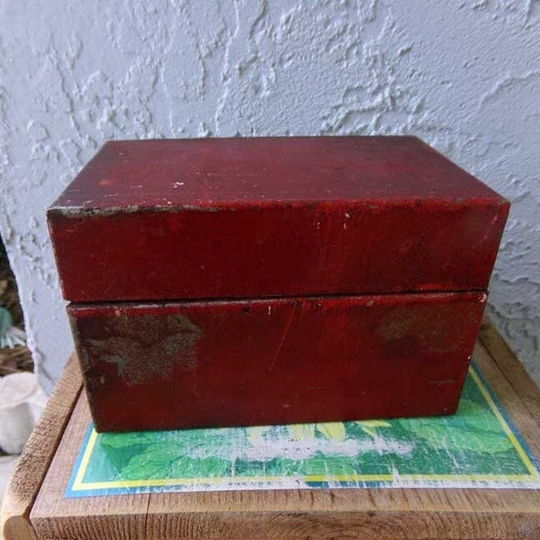 Metal File Box - Etsy