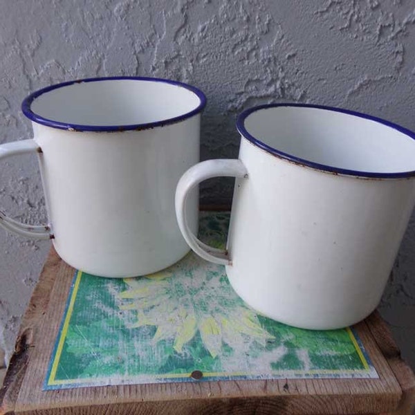 Enamelware Cups - Etsy