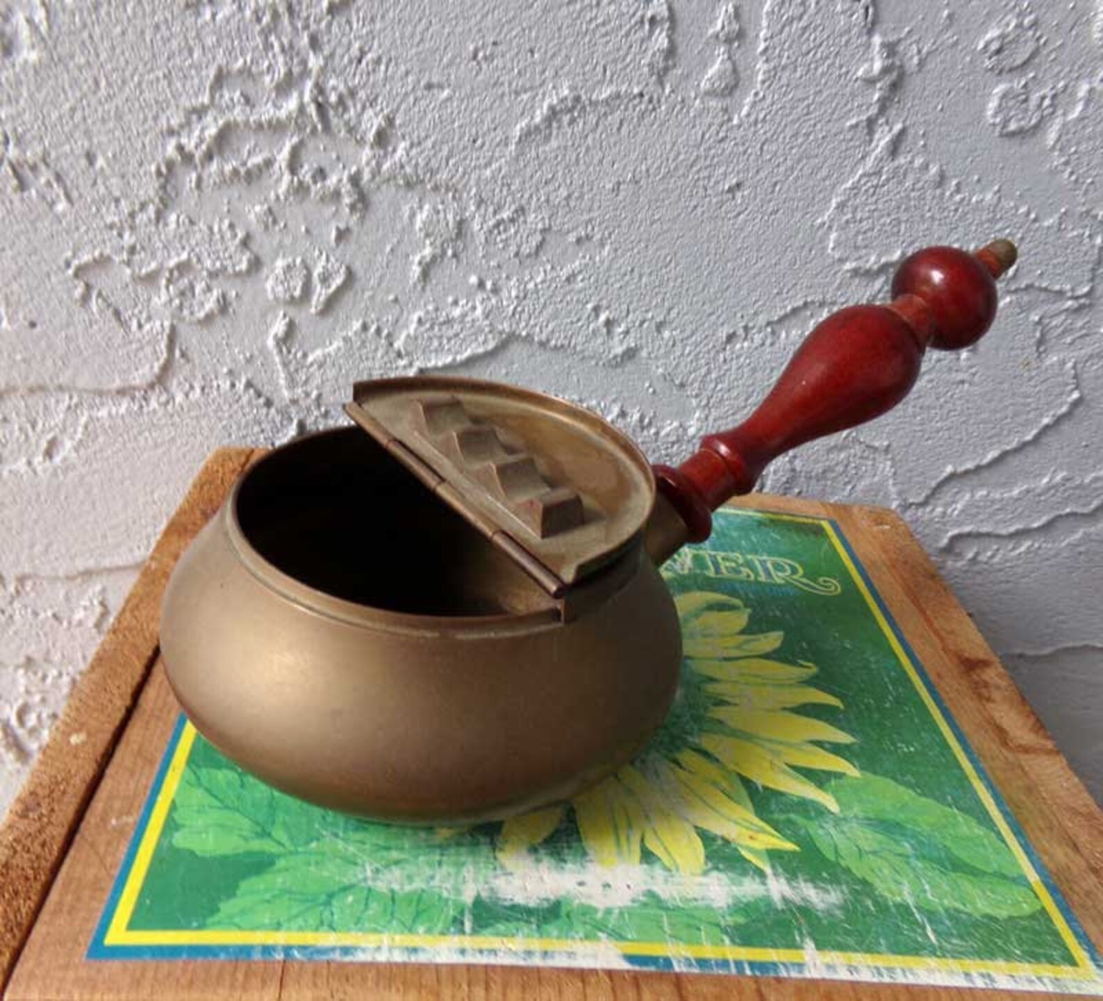 Brass Long Handle Flip Ashtray First Class Only Ashtray - Etsy