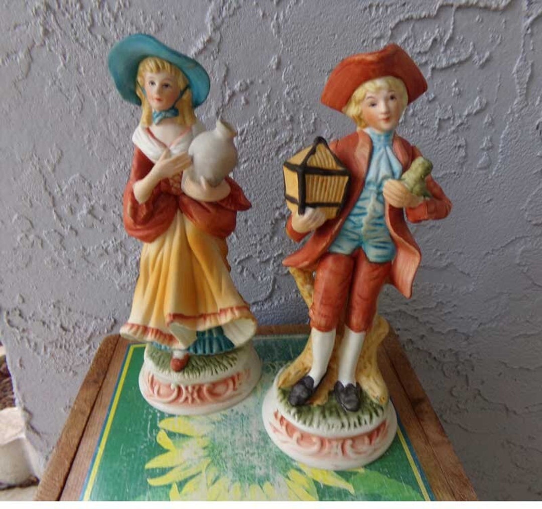 Colonial America Figurines Vintage Colonial Figurines - Etsy