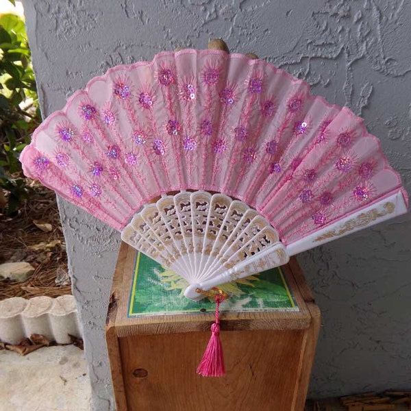 Metal Folding Hand Fan - Etsy