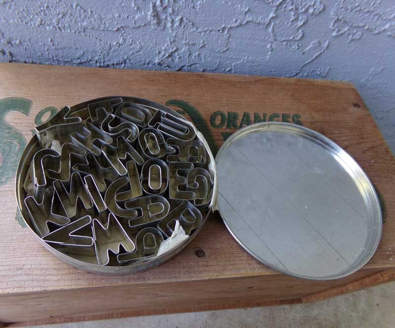 Alphabet Cookie Cutters Metal Alphabet Cookie Cutter Set - Etsy