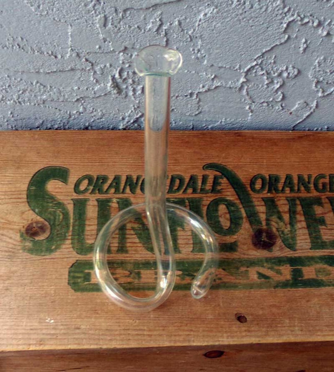 Glass Tube Vase, Tube Vase, Glass Vase, Vintage Glass Tube Vase ...