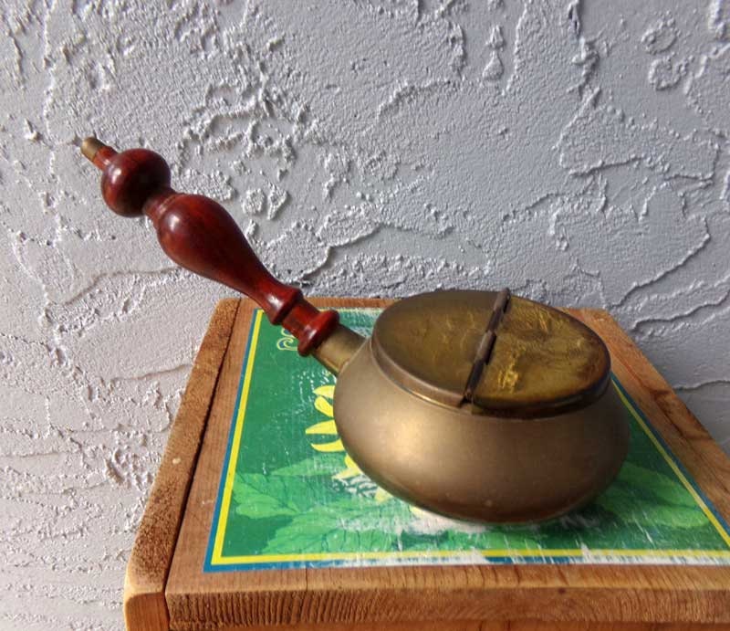 Brass Long Handle Flip Ashtray First Class Only Ashtray - Etsy