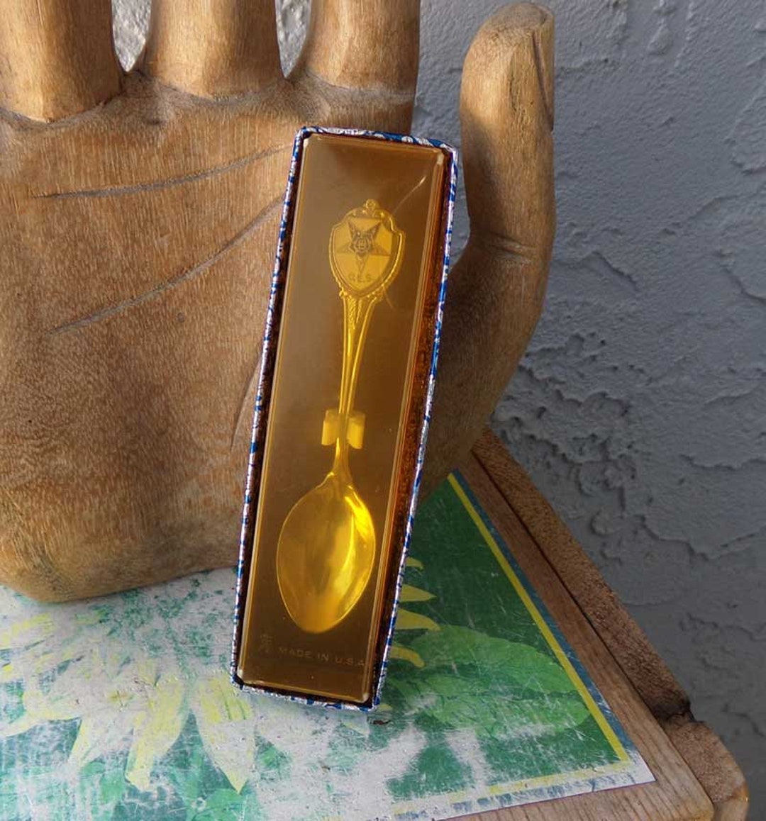 Order of the Eastern Star Souvenir Spoon, Eastern Star Spoon, Vintage ...