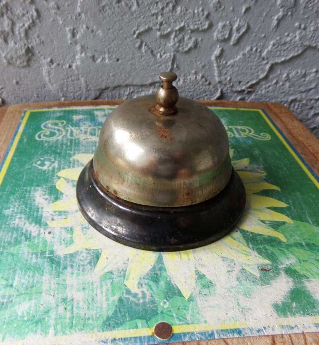 Call Bell, Vintage Call Bell, Desk Bell, Vintage Desk Bell, Vintage ...