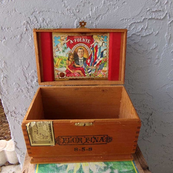 Wooden Cigar Box - Etsy