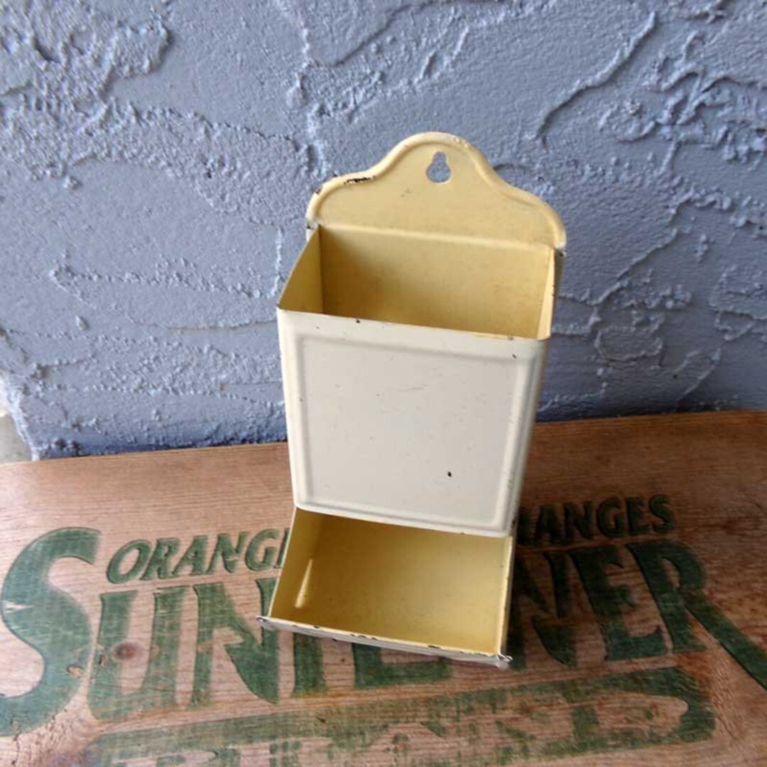 Vintage Matchbox Holder, Matchbox Holder, Vintage Metal Matchbox, Old ...
