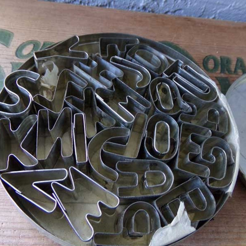 Alphabet Cookie Cutter Set - Etsy