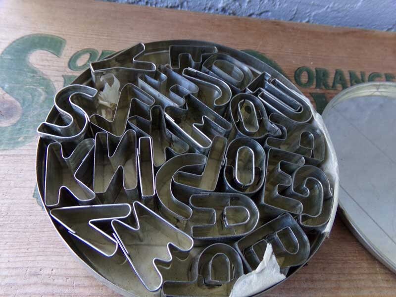 Alphabet Cookie Cutters Metal Alphabet Cookie Cutter Set - Etsy
